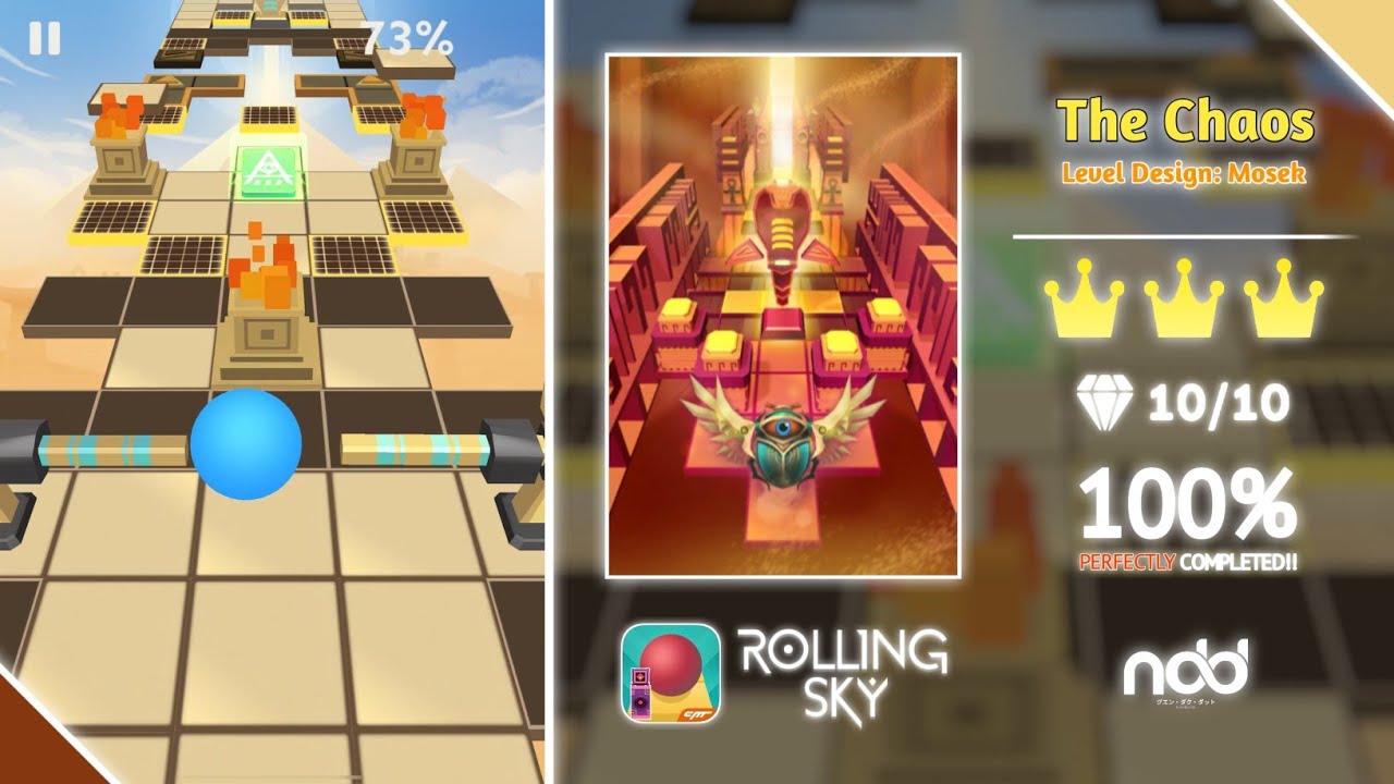 Rolling Sky - The Chaos (Level Design: Mosek) - YouTube
