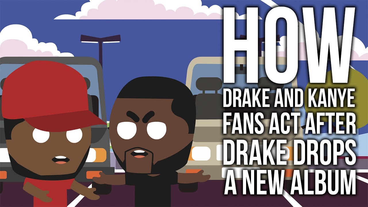 RDCworld1 Animated | How Drake And Kanye Fans Act After Drake Drops A ...
