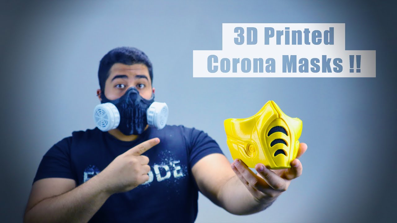 3D Printer VS Corona Virus: طبعت ماسكات للكورونا فالبيت بالطابعة ثلاثية ...