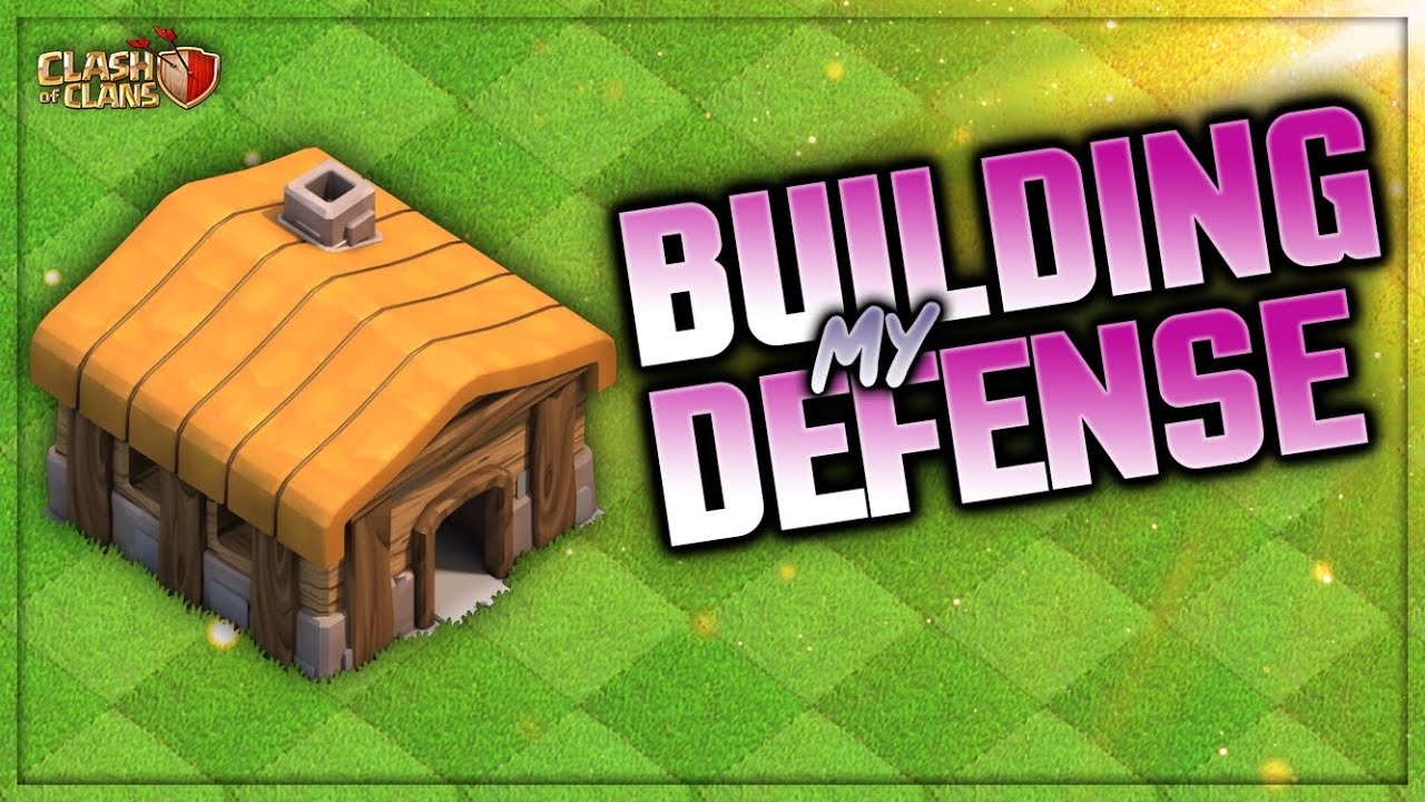 BUILDING MY DEFENSE BASE on my TH2! TH2 Let's Play - YouTube