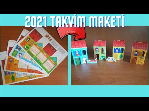 2021 Takvim Maketi!(Bilim Çocuk Dergisi)