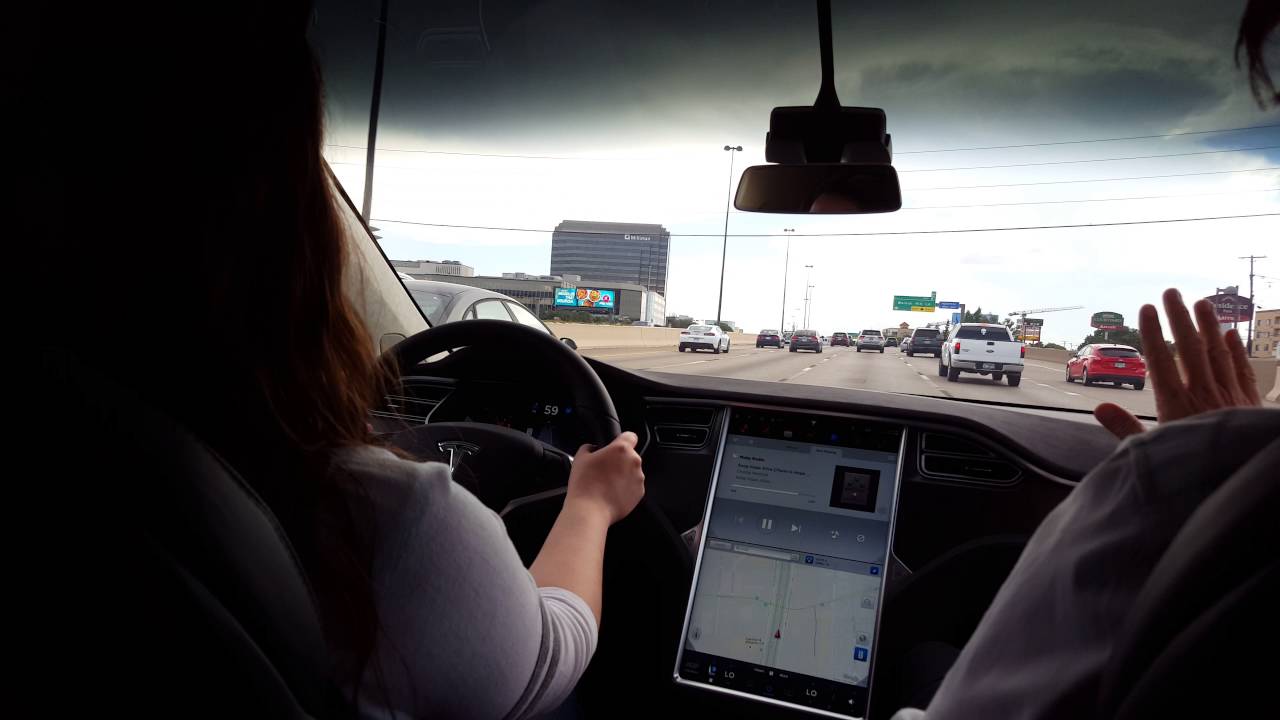 Tesla X Test Drive - Auto Pilot - Jordan Beardsley - YouTube