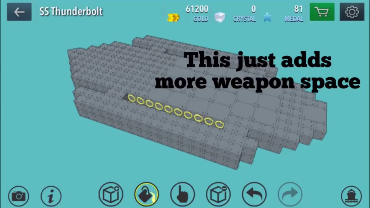 SS Thunderbolt build tutorial -Warship Craft - YouTube