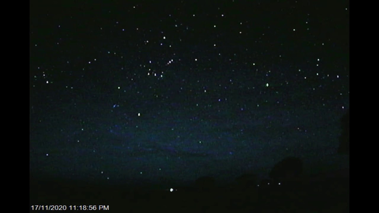 November Orionids (NOO) A bird & glint/flash - YouTube