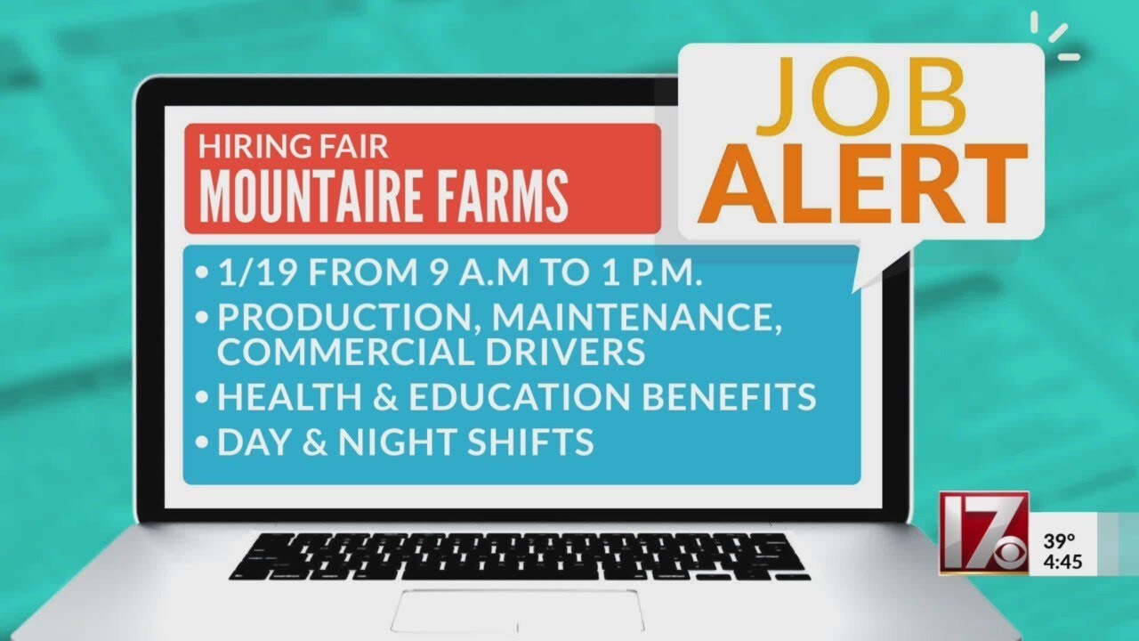 Mountaire Farms hosting hiring fair at Fayetteville office - YouTube