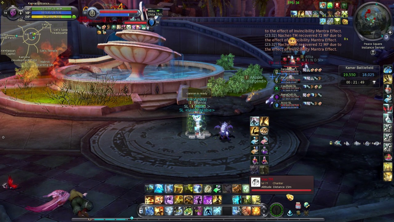 Kamar Battlefield #1 [Siel Elyos vs Tiamat Asmo] | Aion 5.3 Songweaver ...