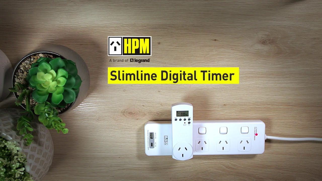HPM Slimline Digital Timer YouTube HPM Slimline Digital Timer YouTube