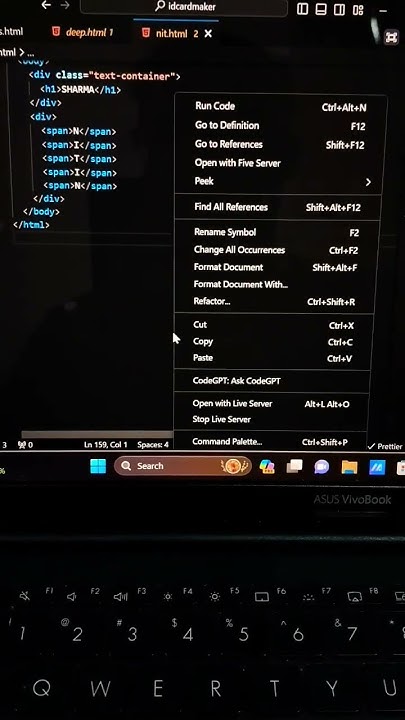 3d text hover animation using html css #coding #webdesign #webdevelopment #ytshorts #shorts # ...