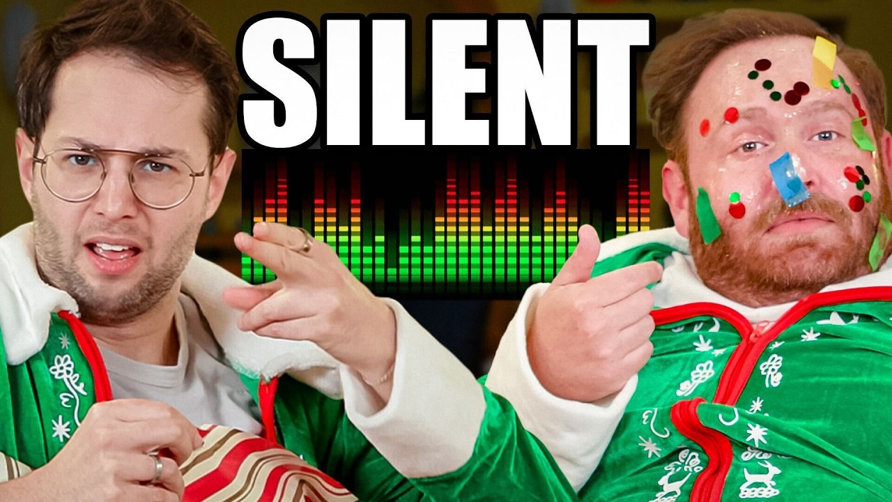 Try Guys Silent Challenge #2 - Christmas Edition - YouTube