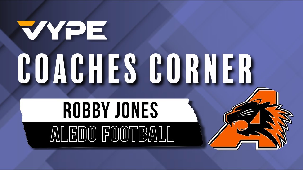 Coaches Corner: Aledo Head Football Coach Robby Jones - YouTube