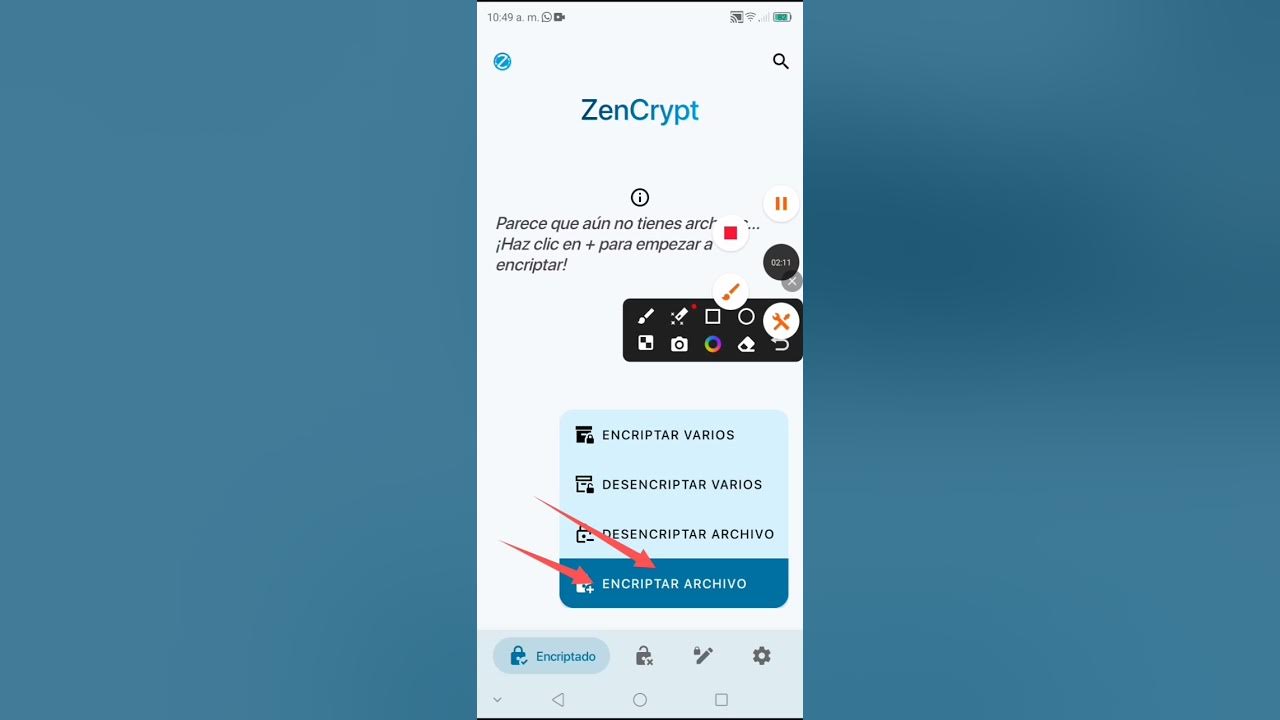 tutorial de como encriptar tus archivos información personal y códigos y contraseñas - YouTube