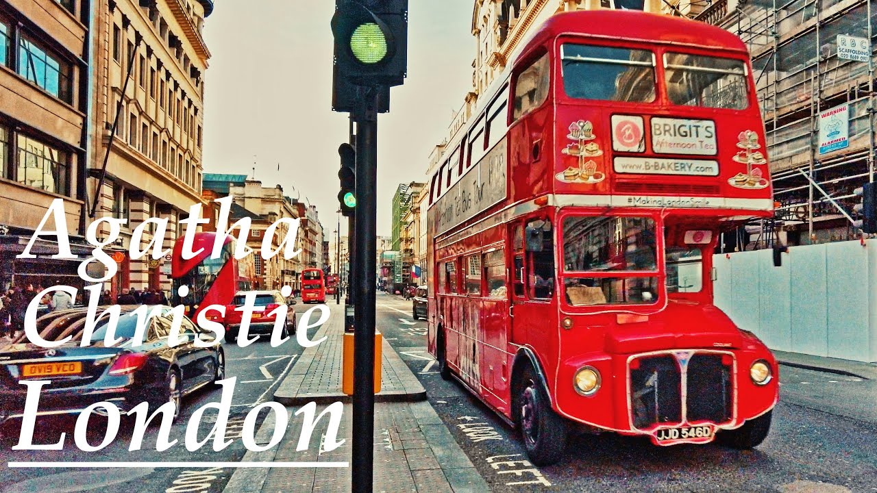 Agatha Christie, locations around London🔎,4k Guided walk, Chapter 01 ...