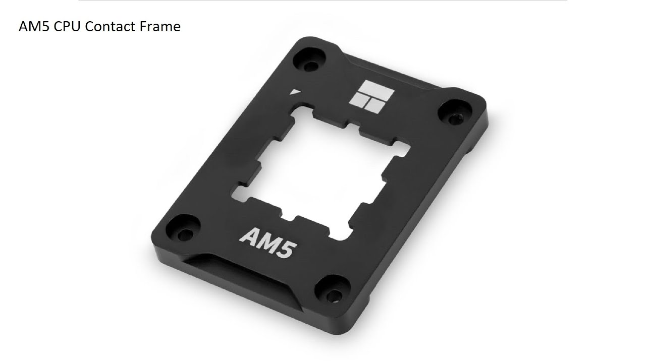 AM5 CPU Contact Frame Install - YouTube