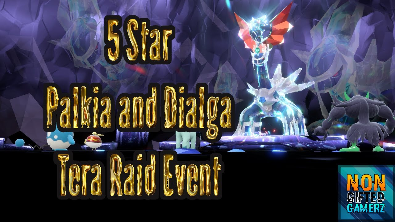 Palkia and Dialga Tera Raid Event! - YouTube