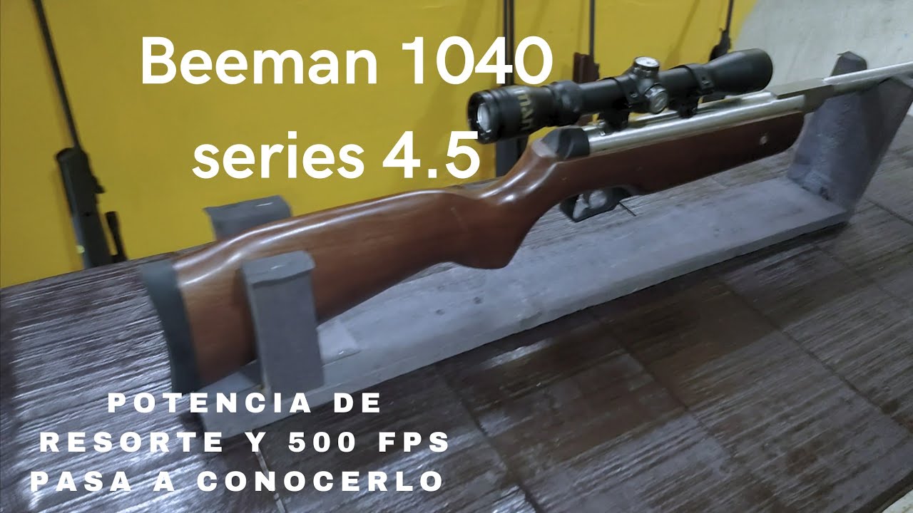 Beeman 1040 series calibre 4.5 poder de resorte y 500 fps. un rifle ...