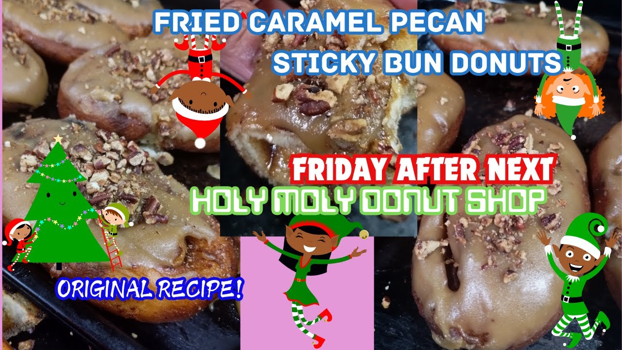 PECAN CARAMEL STICKY BUN DONUTS WITH HOMEMADE CARAMEL GLAZE! EASY ...