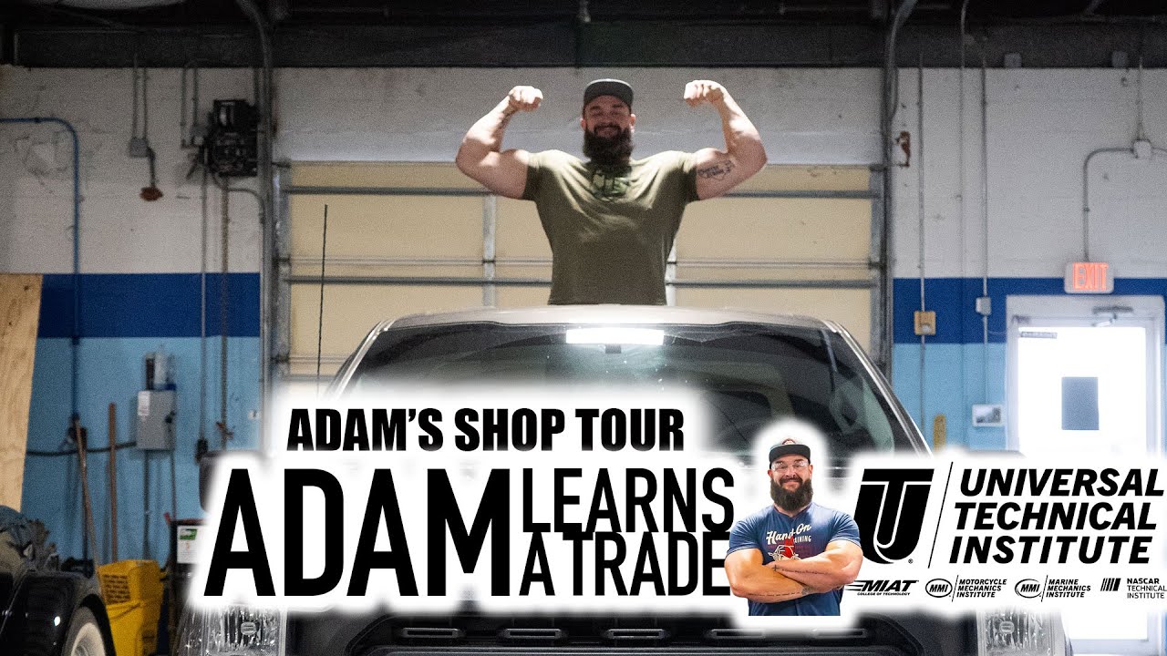 EXCLUSIVE: Tour Adam Scherr's MASSIVE Garage! 🤯🔧 ️ - YouTube