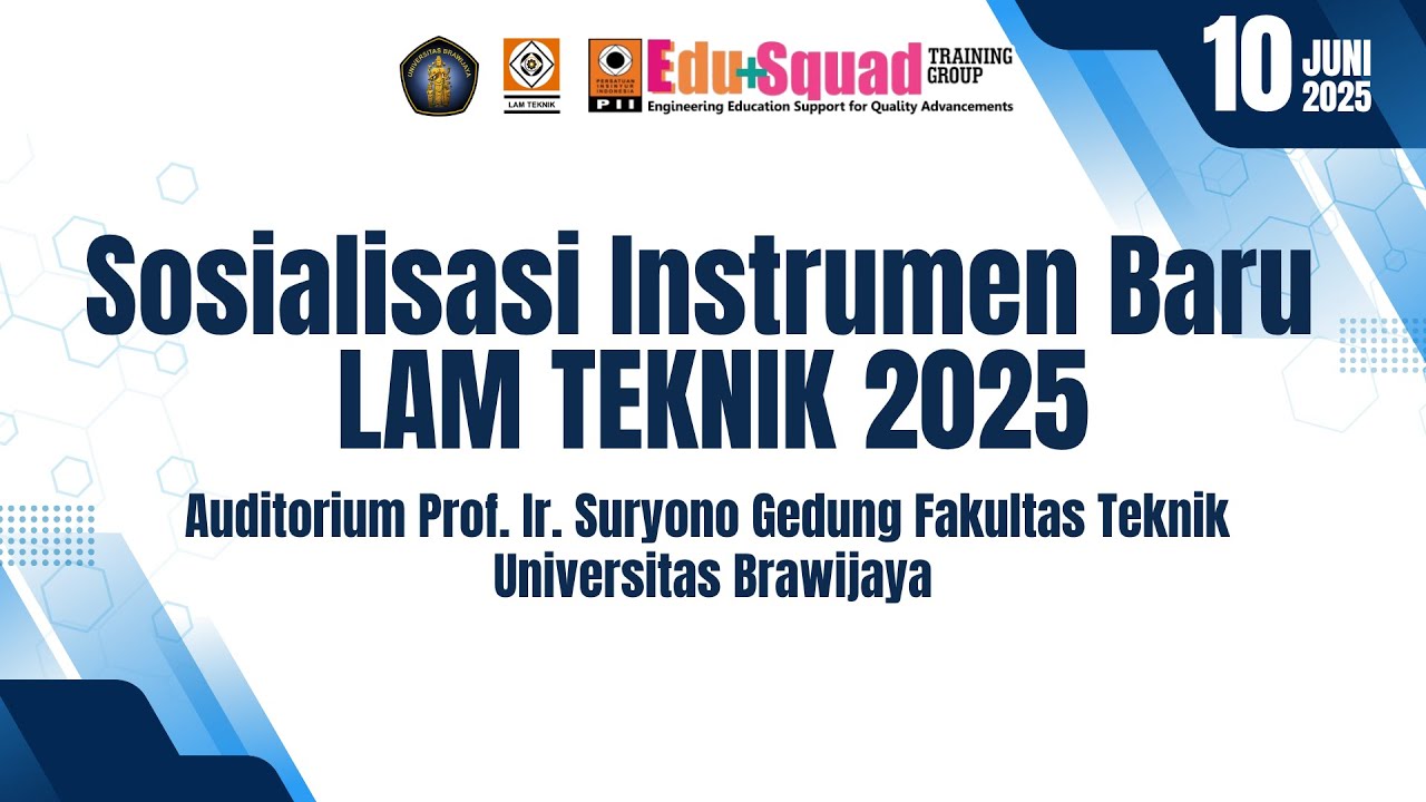 Sosialisasi Instrumen Baru LAM TEKNIK 2025 - YouTube