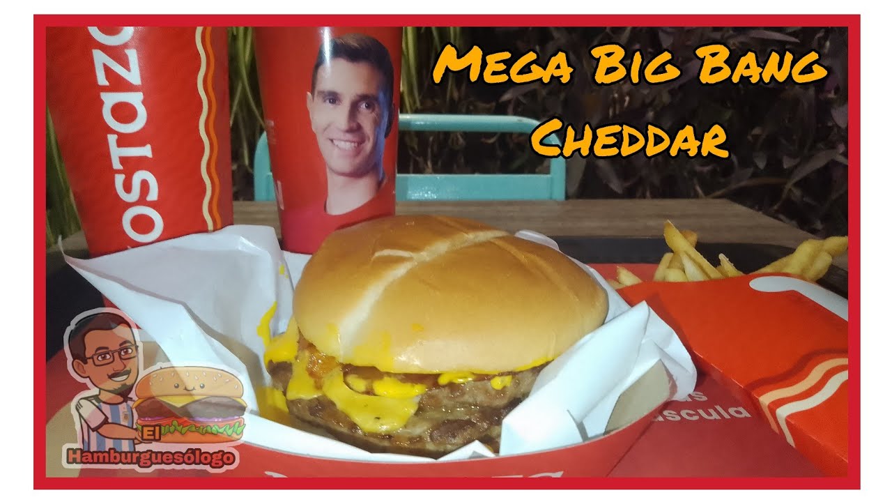 MOSTAZA (El Hamburguesólogo #130) MEGA BIG BANG CHEDDAR + SORTEO - YouTube