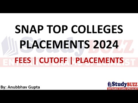 SNAP top colleges placements | Fees, Cutoffs, Placements - YouTube