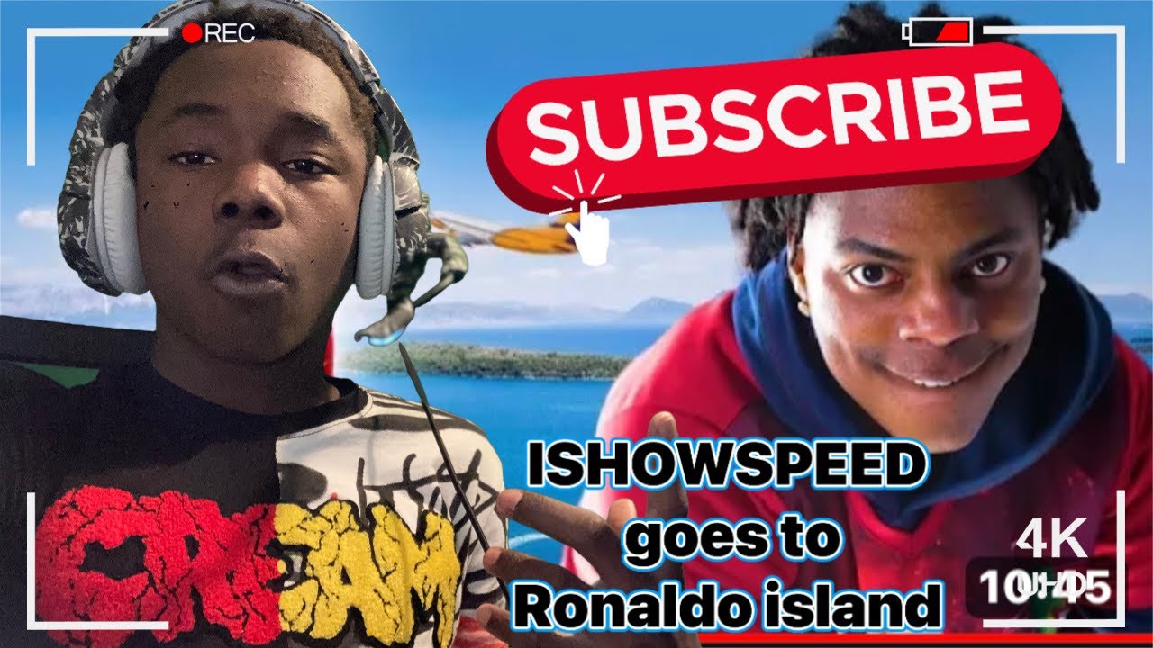 I react to (Ishowspeed) goes to Ronaldo island - YouTube