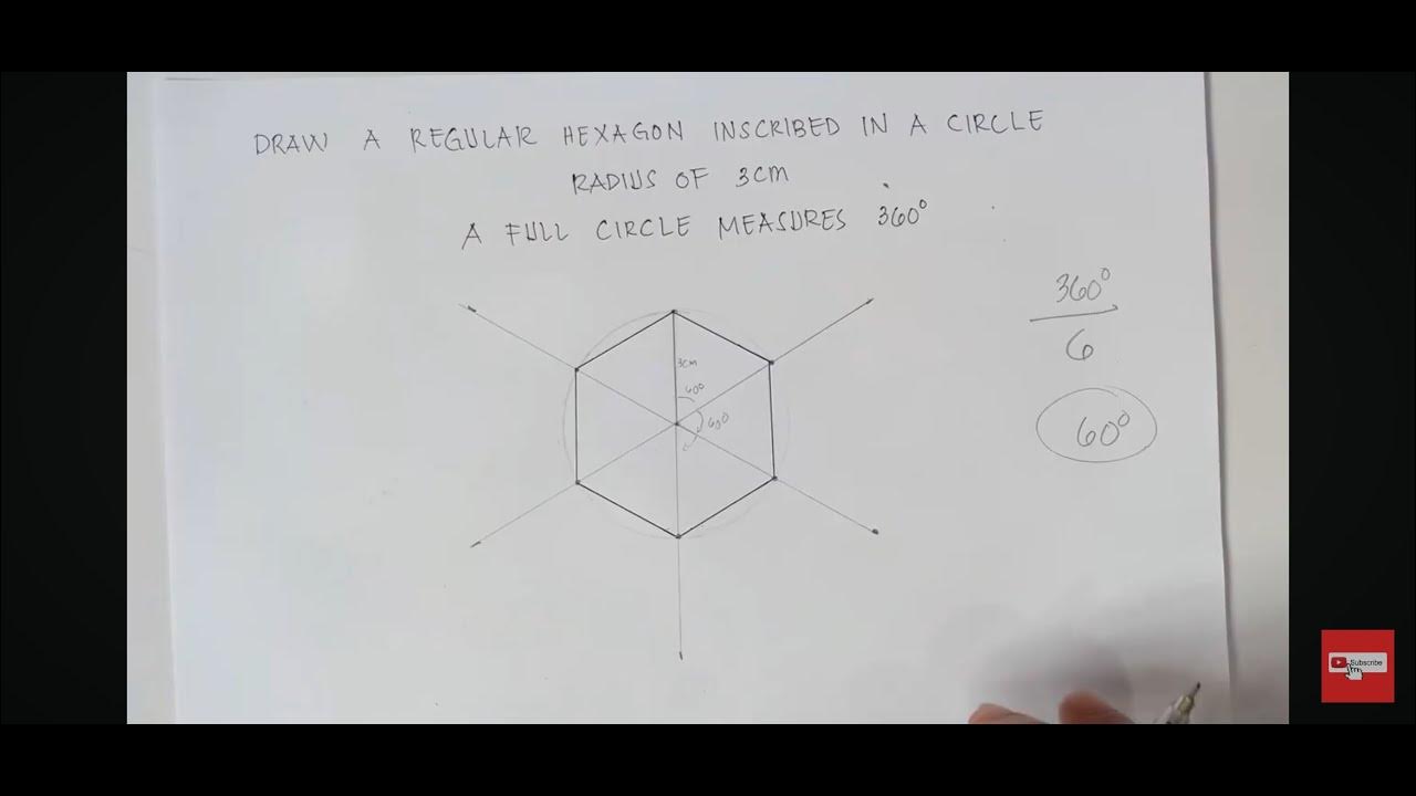 How to Draw a Regular Hexagon Inscribed in a Circle | Matatag ...