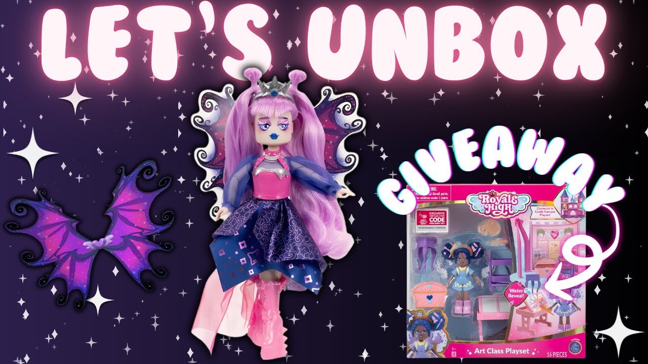 Avrilla Dark Fairy Doll - Unboxing - Royale High - GIVEAWAY (see ...