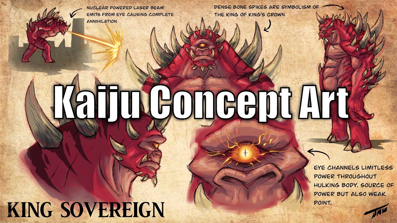 How to Design a Kaiju (Kaiju Koncepts) - YouTube