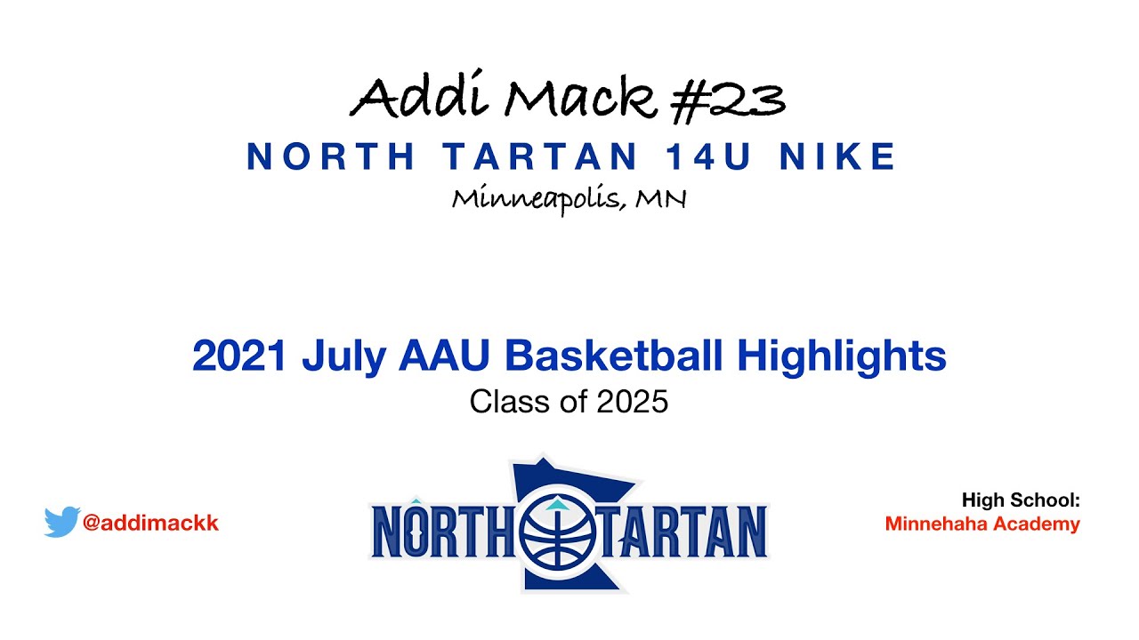 Addi Mack - North Tartan 14U Nike Highlights: July 2021 - YouTube