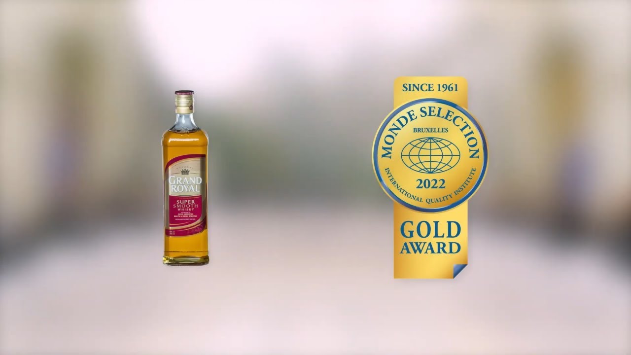 Grand Royal Super Smooth Whisky - Gold Quality Award 2022 from Monde ...