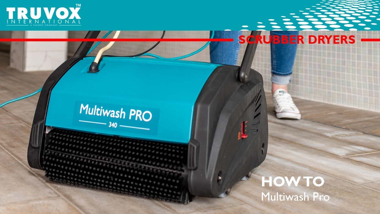 How to use your Multiwash PRO scrubber dryer (240, 340 & 440) - YouTube