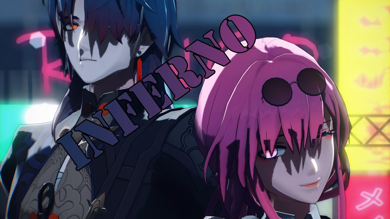 『MMD』Inferno (Kafka x Blade)【60 FPS + DL Links】 - YouTube