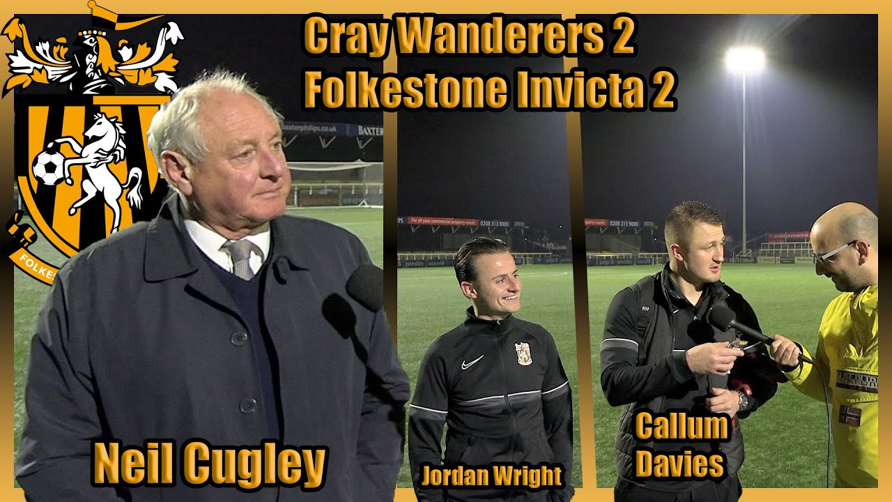 Reaction | Neil Cugley, Jordan Wright & Callum Davies | Cray Wanderers ...