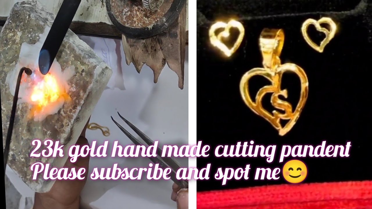 hand made gold pandent , hand made cutting gold ,traxnyc golddiamond ...