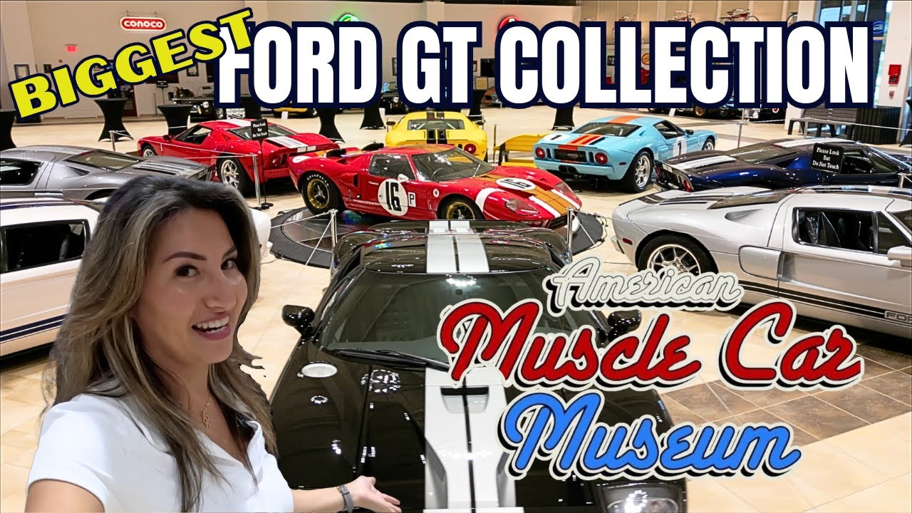 BIGGEST FORD GT COLLECTION AMERICAN MUSCLE CAR MUSEUM TOUR - YouTube