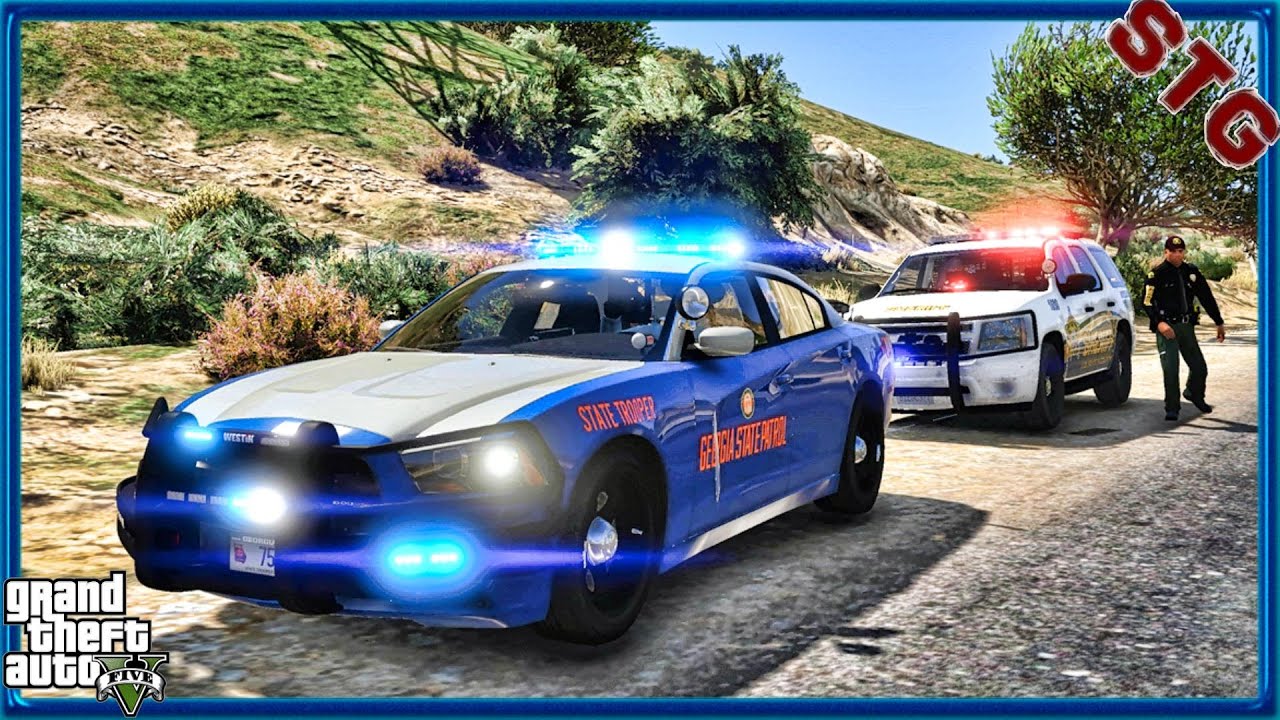 GTA 5 GSP HIGHWAY PATROL| PLAYING GTA 5 AS A COP!| #27 (GTA 5 MODS ...