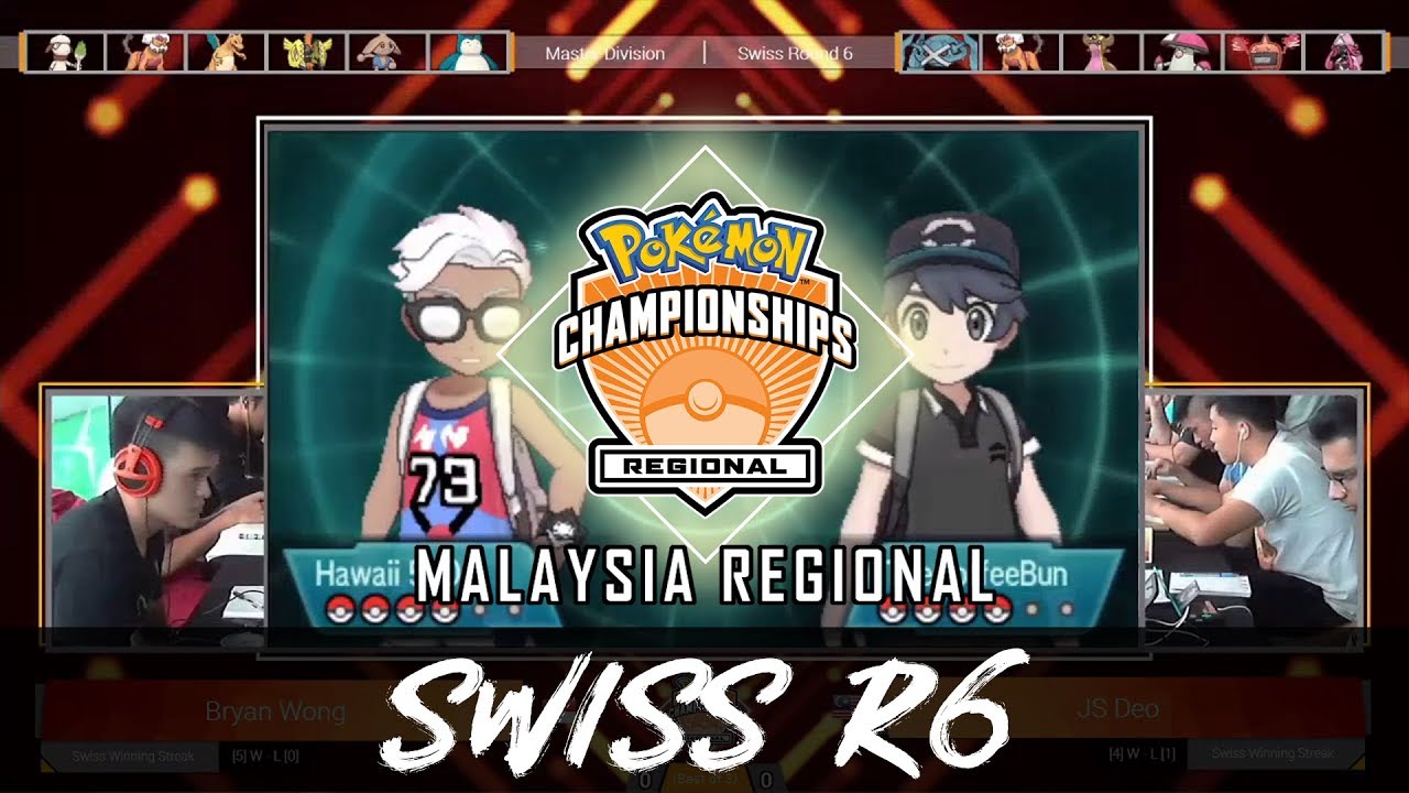 Swiss R6 | Pokémon VG Malaysia Regional Championships 2018 - YouTube
