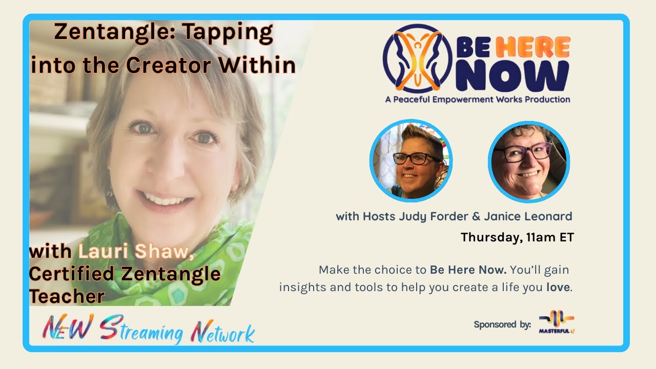 Zentangle: Tapping into the Creator Within — Lauri Shaw, CZT - YouTube