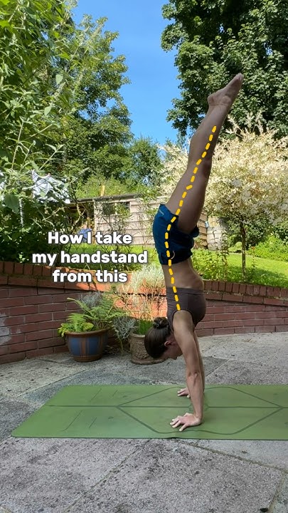 The trick to perfecting your handstand line - YouTube