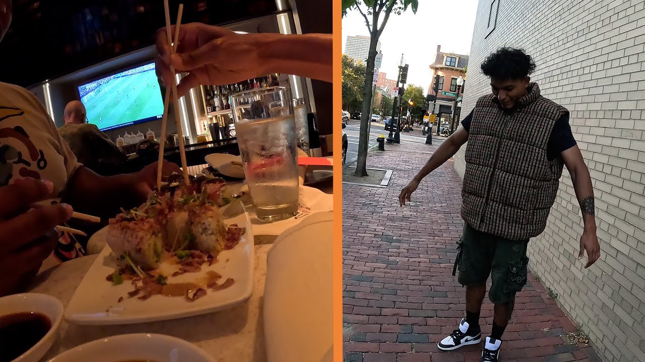 Eating Sushi And Wasabi In Boston - YouTube