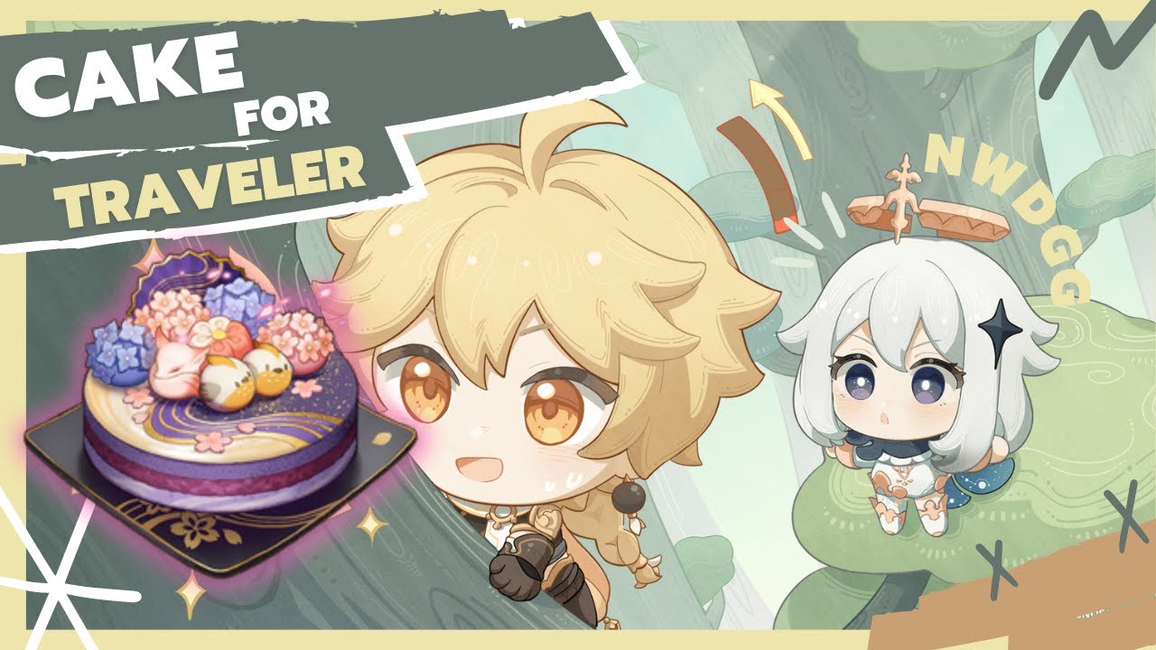 Genshin Impact | เค้กวันเกิดสำหรับนักเดินทาง Year 3 Birthday Gift Cake ...