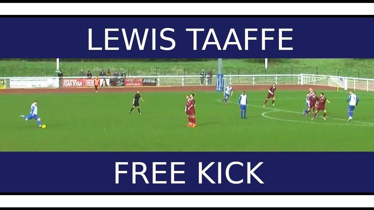 Lewis Taaffe Free Kick | Enfield Town 3-3 Bognor Regis 16/3/19 - YouTube