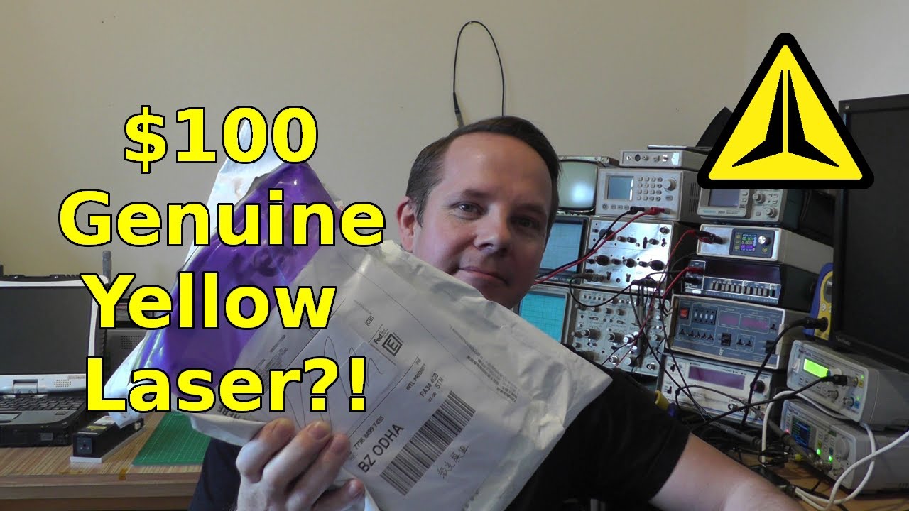 Yellow DPSS Laser for under $100?! Unboxing, Review & Measurement with ...