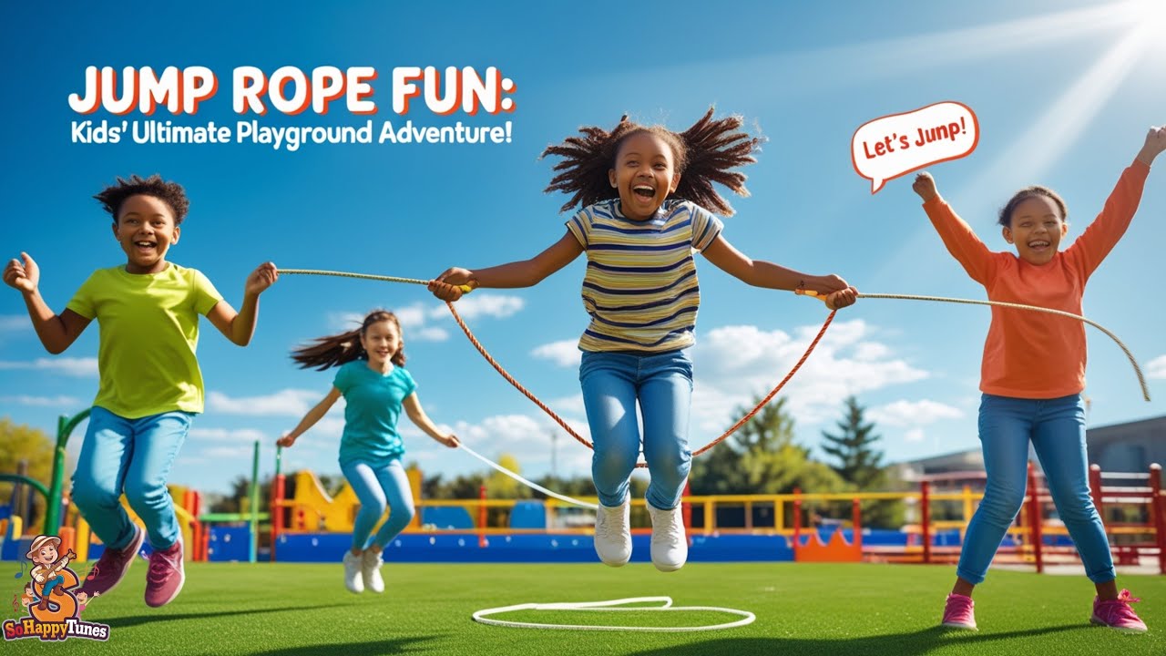 Jump Rope Fun Kids Ultimate Playground Adventure | Swing, Spin, and ...