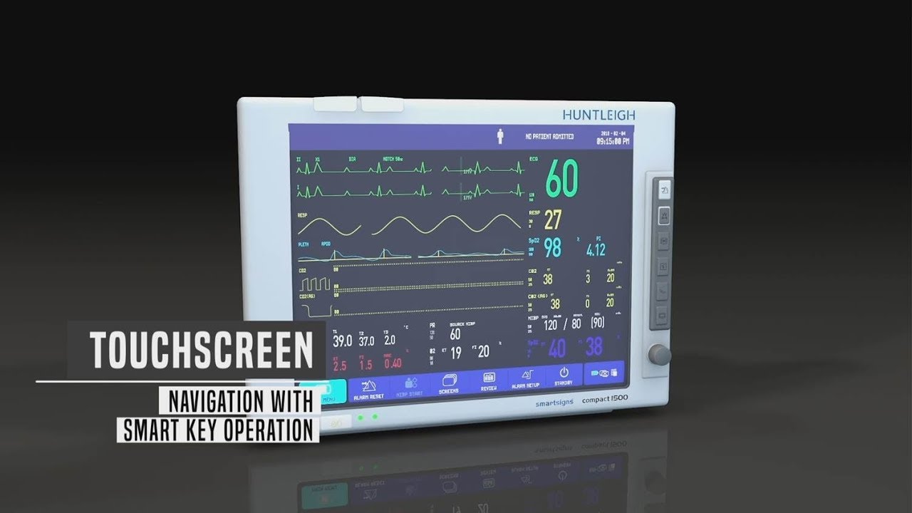 Smartsigns SC1500 15" Patient Monitor - YouTube