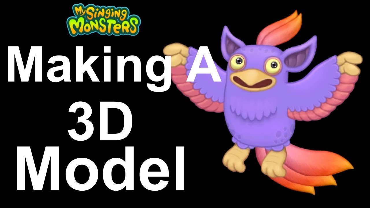 Making A 3D Model Of Tweedle From My Singing Monsters [3D MSM 15 (S1 ...