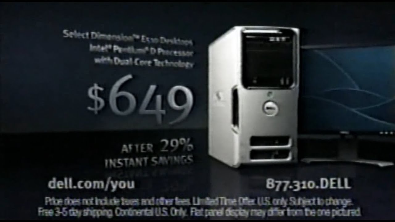 Dell Dimension E510 Commercial [2006] - YouTube