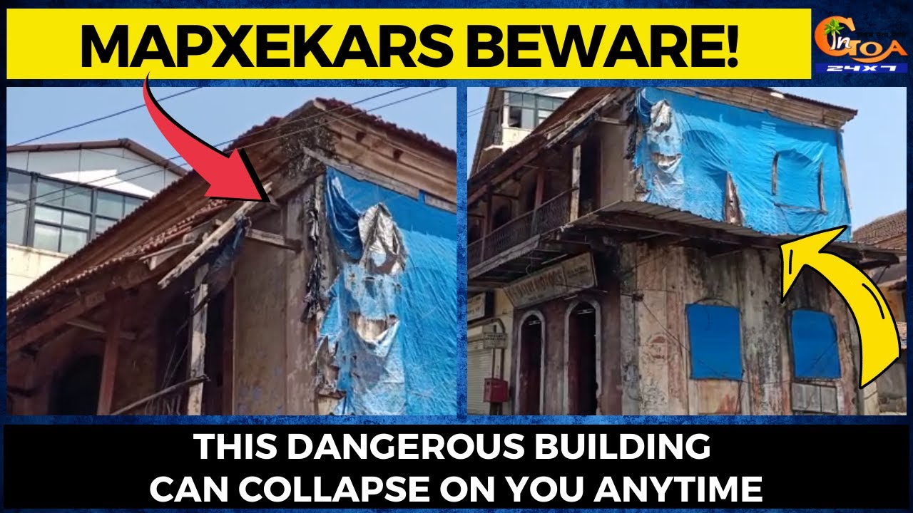 Mapxekars Beware! This dangerous building can collapse on you anytime ...