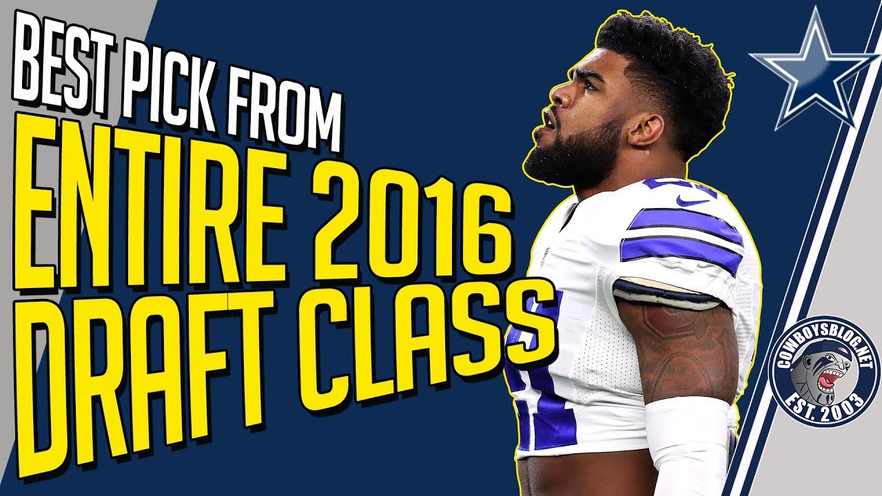 Ezekiel Elliott Best Draft Selection from Entire 2016 NFL Draft - YouTube
