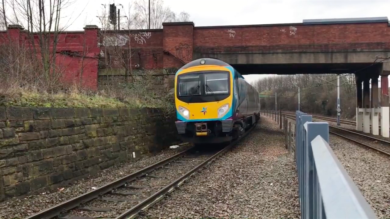 185 131 and 185 142 passing Arena Tram Stop - YouTube